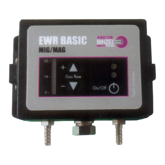 ABICOR BINZEL EWR PRO OPERATING INSTRUCTIONS MANUAL Pdf Download | ManualsLib