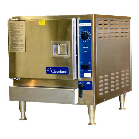 CLEVELAND STEAMCHEF 22CGT3 INSTALLATION MANUAL Pdf Download | ManualsLib
