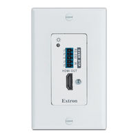 Extron electronics DTP HWP 4K 231 D Manuals | ManualsLib