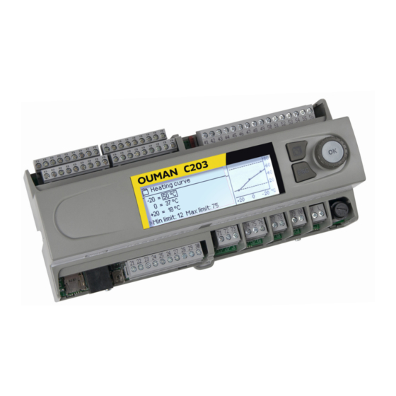 OUMAN C203 INSTALLATION AND CONFIGURATION MANUAL Pdf Download | ManualsLib