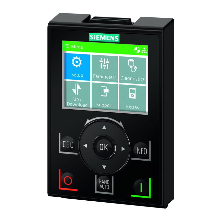 SIEMENS SINAMICS IOP-2 OPERATING INSTRUCTIONS MANUAL Pdf Download ...