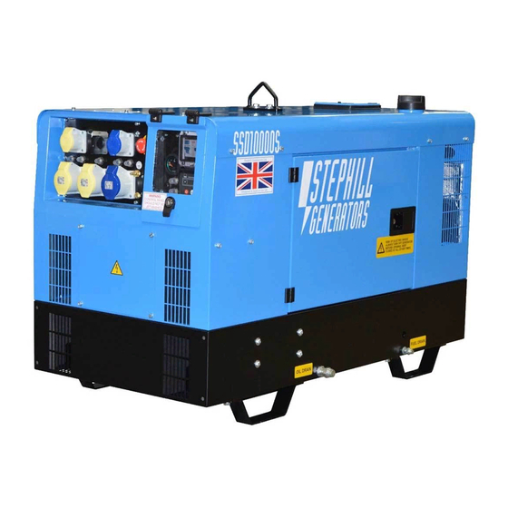 STEPHILL SSD10000 PORTABLE GENERATOR HANDBOOK | ManualsLib