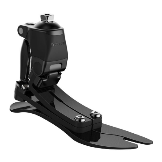 ÖSSUR PRO-FLEX PIVOT INSTRUCTIONS FOR USE MANUAL Pdf Download | ManualsLib