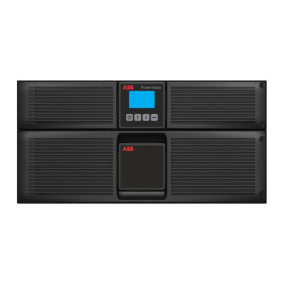 ABB POWERVALUE 11 RT 6 KVA USER MANUAL Pdf Download | ManualsLib