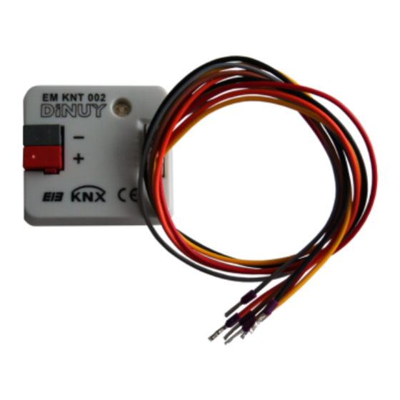 DINUY KNX EM KNT 002 INSTALLATION AND COMMISSIONING Pdf Download | ManualsLib