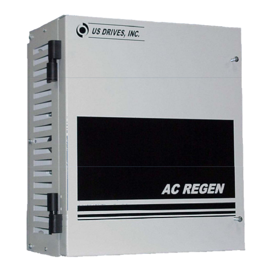 US DRIVES AC REGEN INSTRUCTION MANUAL Pdf Download | ManualsLib
