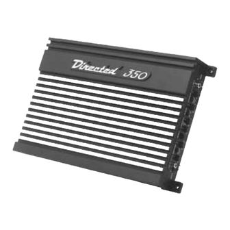 DIRECTED AUDIO MODEL 350 POWER AMPLIFIER OWNER'S MANUAL Pdf Download ...