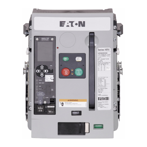 EATON SERIES NRX INSTALLATION Pdf Download | ManualsLib