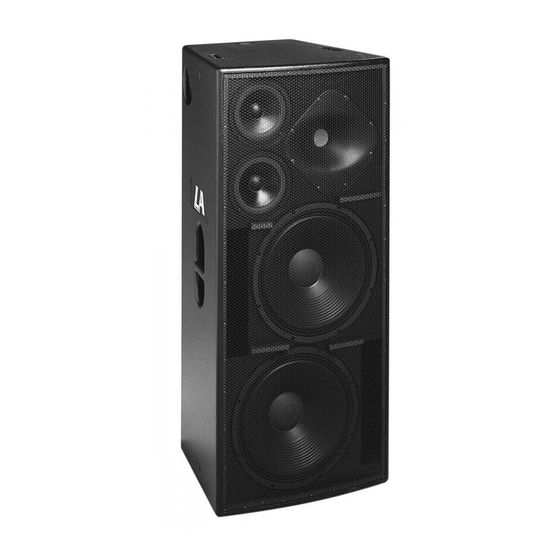 EAW LA325 SPECIFICATIONS Pdf Download | ManualsLib