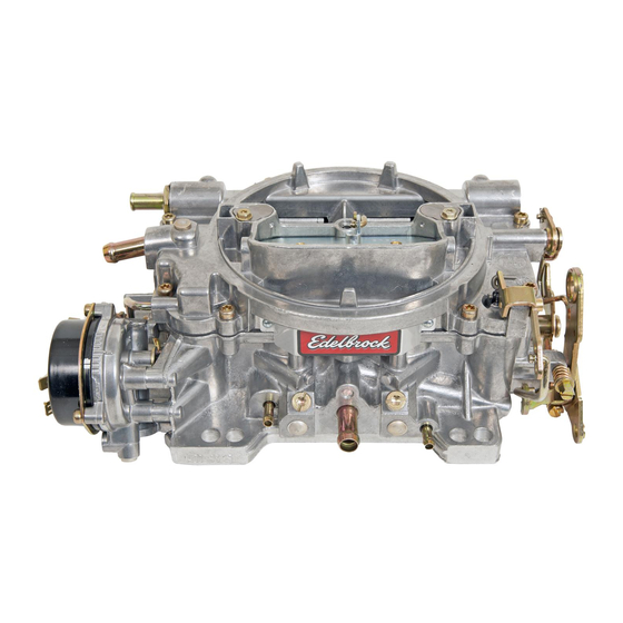 EDELBROCK 1400 INSTALLATION INSTRUCTIONS MANUAL Pdf Download | ManualsLib