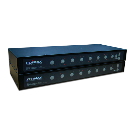 EDIMAX TWO-CONSOLE 16 PORT PS/2 KVM SWITCH USER MANUAL Pdf Download ...