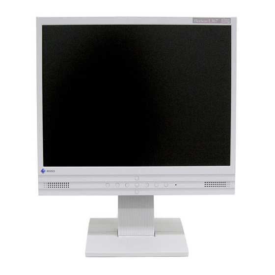 EIZO FLEXSCAN L367 BROCHURE & SPECS Pdf Download | ManualsLib