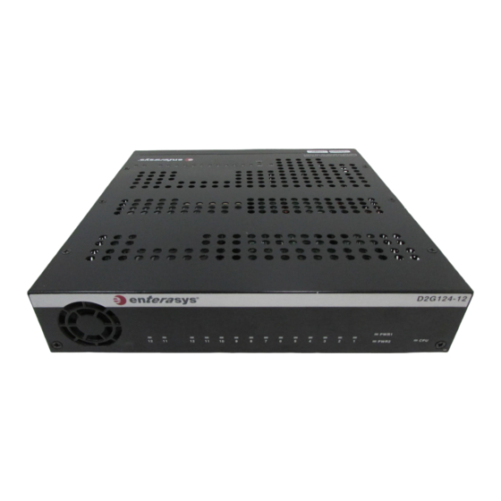 ENTERASYS D2 D2G124-12P CLI REFERENCE MANUAL Pdf Download | ManualsLib