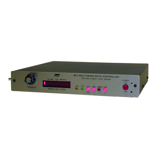 MFJ MULTI-MODE DATA CONTROLLER -1278B USER MANUAL Pdf Download | ManualsLib