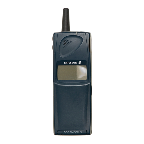 ERICSSON I 888 WORLD USER MANUAL Pdf Download | ManualsLib