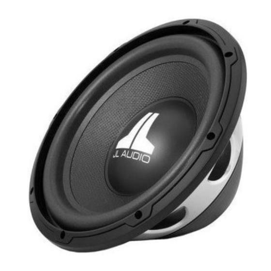 JL AUDIO 12W4-4 SPECIFICATIONS Pdf Download | ManualsLib