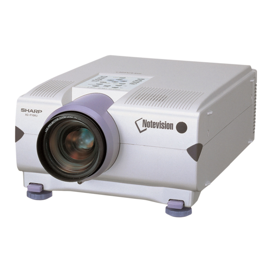 SHARP NOTEVISION XG-P10XE OPERATION MANUAL Pdf Download | ManualsLib