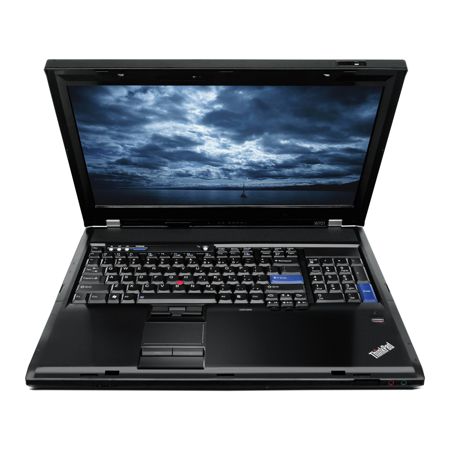 LENOVO THINKPAD W701 GUIA DE CONFIGURAÇÃO Pdf Download | ManualsLib