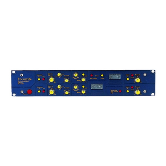 FOCUSRITE BLUE RANGE MODULES USER MANUAL Pdf Download | ManualsLib