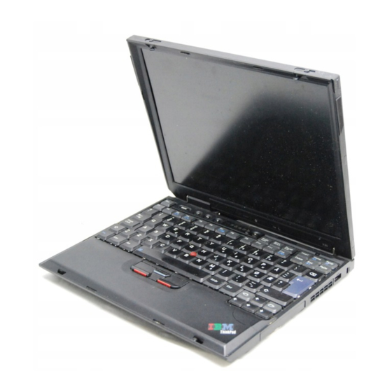 LENOVO THINKPAD X31 SERVICE AND TROUBLESHOOTING MANUAL Pdf Download ...
