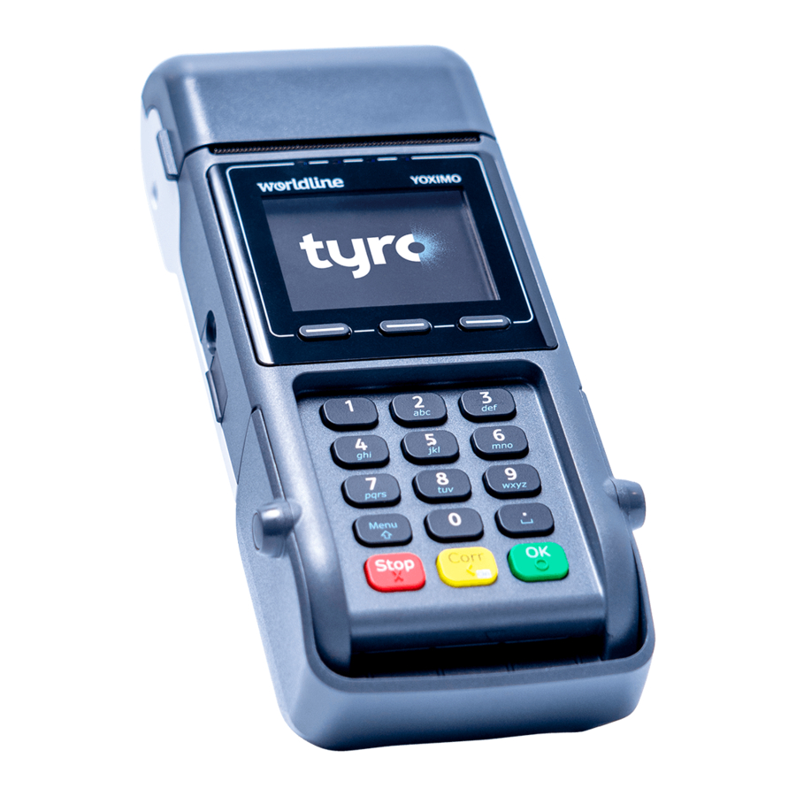 Tyro YOXIMO - Terminal Manual | ManualsLib