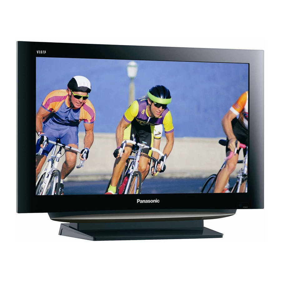 PANASONIC TC-32LX85 OPERATING INSTRUCTIONS MANUAL Pdf Download | ManualsLib