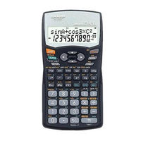 User Manuals: Sharp EL-531W Scientific Calculator
