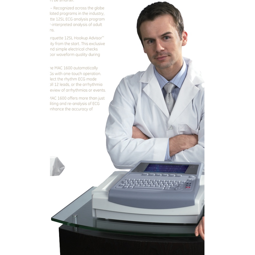 How to Use GE MAC 1600 ECG Analysis Features | ManualsLib