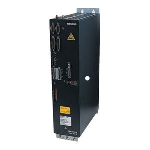 SIEMENS SIMODRIVE BASE LINE A TECHNICAL MANUAL Pdf Download | ManualsLib