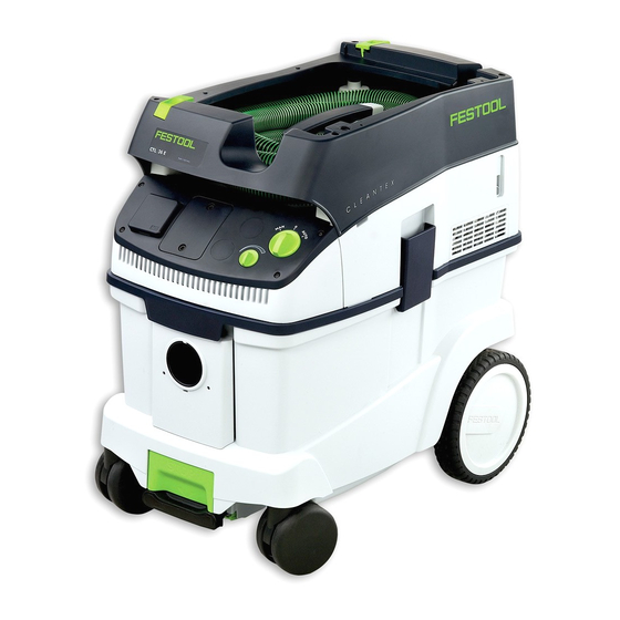 FESTOOL CLEANTEX CT 26 E INSTRUCTION MANUAL Pdf Download | ManualsLib