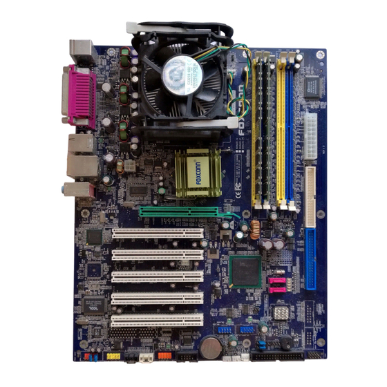 FOXCONN 865A01 SERIES USER MANUAL Pdf Download | ManualsLib