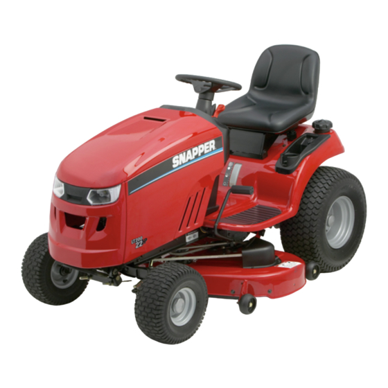 SNAPPER LT-200 SERIES OPERATOR'S MANUAL Pdf Download | ManualsLib