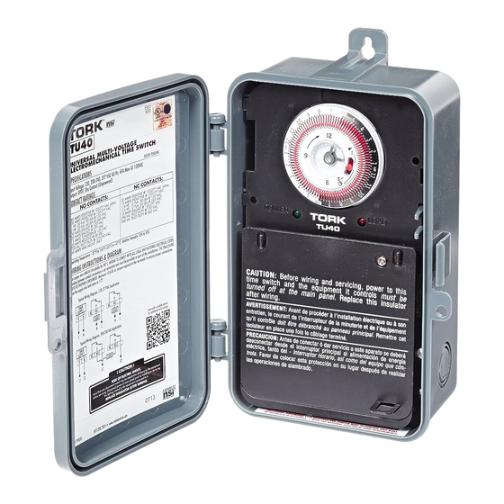 NSI TORK TU40 QUICK START MANUAL Pdf Download | ManualsLib