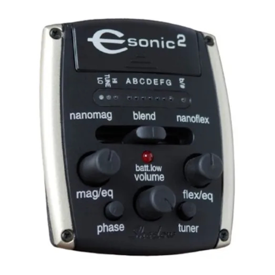 EPIPHONE ESONIC AMPLIFIER MANUAL | ManualsLib