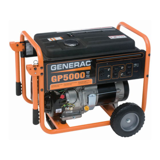 GENERAC POWER SYSTEMS GP5000 GP SERIES SPECIFICATION Pdf Download ...