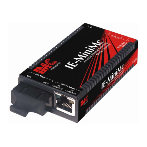 IMC NETWORKS IE-MINIMC OPERATION MANUAL Pdf Download | ManualsLib