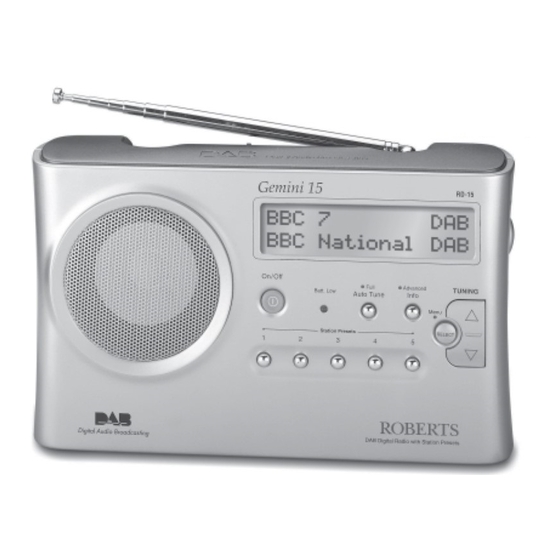 ROBERTS RD-15 MANUAL Pdf Download | ManualsLib