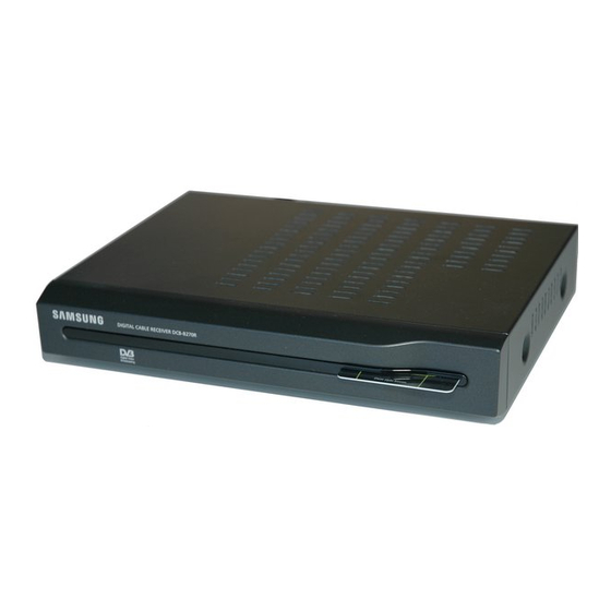SAMSUNG DCB-B270R INSTRUCTIONS FOR USE MANUAL Pdf Download | ManualsLib