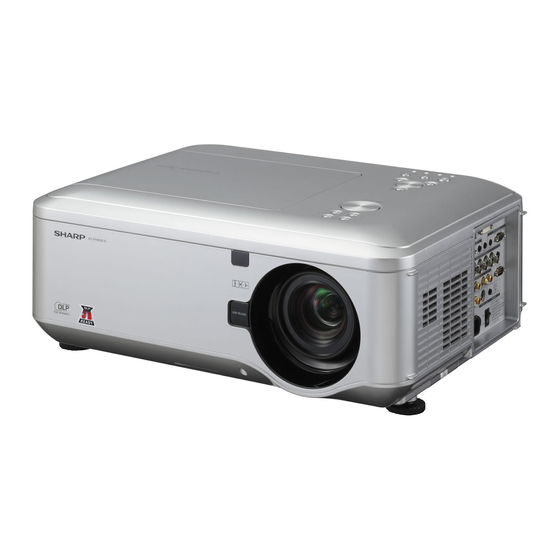 SHARP CONFERENCE SERIES XG-PH80W-N OPERATION MANUAL Pdf Download ...