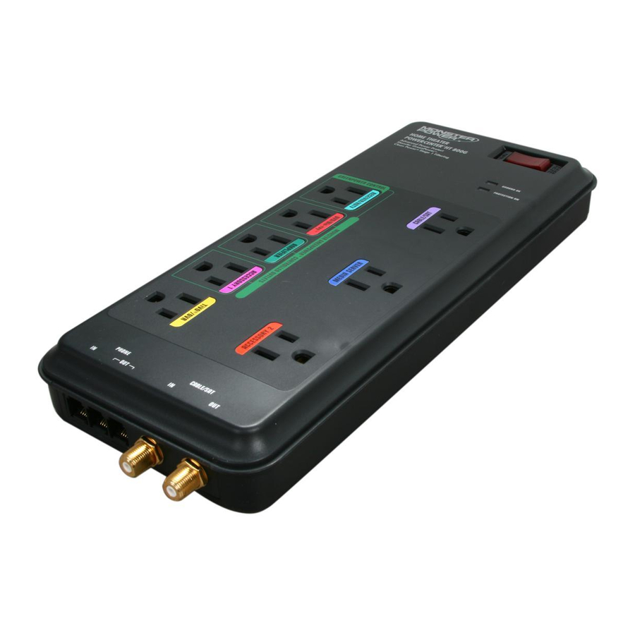 MONSTER HT 800G POWERCENTER INSTRUCTIONS AND WARRANTY INFORMATION Pdf ...