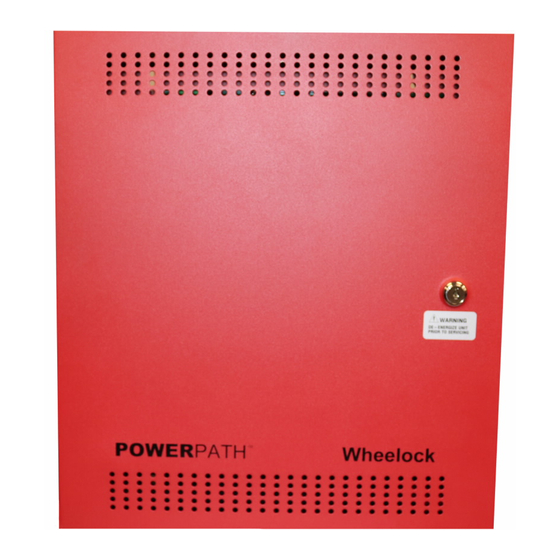 WHEELOCK POWERPATH PS-12-24-8 INSTALLATION INSTRUCTIONS MANUAL Pdf ...