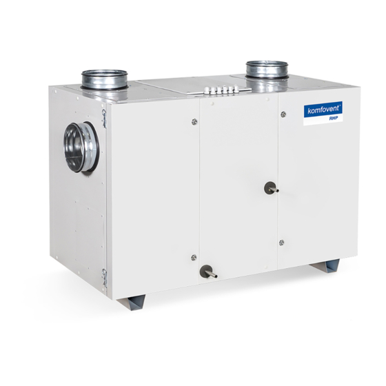 KOMFOVENT RHP STANDARD USER MANUAL Pdf Download | ManualsLib
