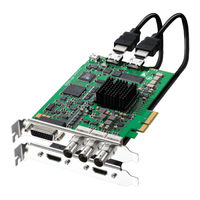 Blackmagicdesign DeckLink Series PCI Card Manuals