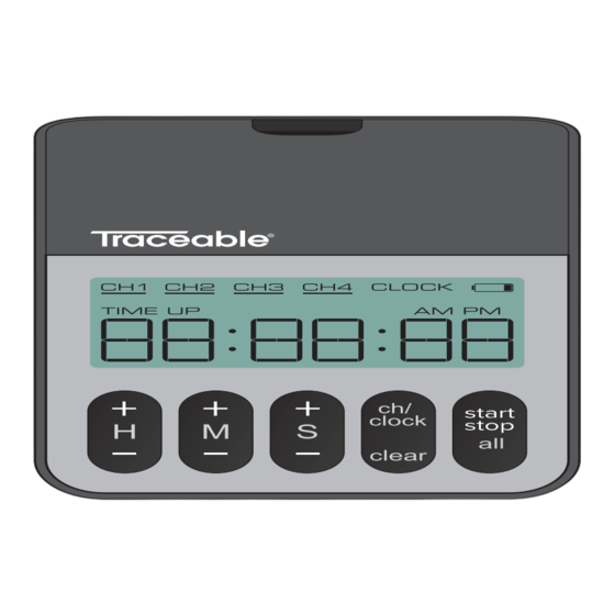 TRACEABLE 5667 QUICK START MANUAL Pdf Download | ManualsLib