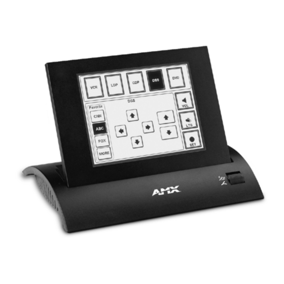 AMX 8.5" BLACK/WHITE LCD INSTRUCTION MANUAL Pdf Download | ManualsLib