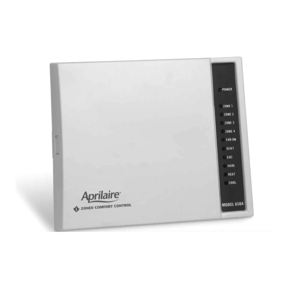 APRILAIRE 6504 OWNER'S MANUAL Pdf Download | ManualsLib