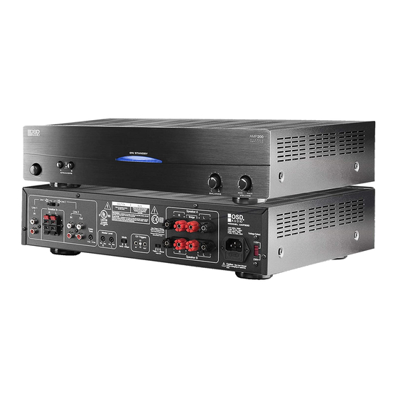 AUDIOSOURCE AMP200 OWNER'S MANUAL Pdf Download | ManualsLib