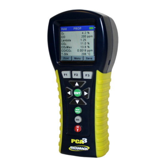 BACHARACH PCA3 OPERATION AND MAINTENANCE MANUAL Pdf Download | ManualsLib