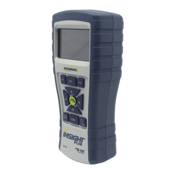 BACHARACH FYRITE INSIGHT PLUS INSTRUCTION MANUAL Pdf Download | ManualsLib