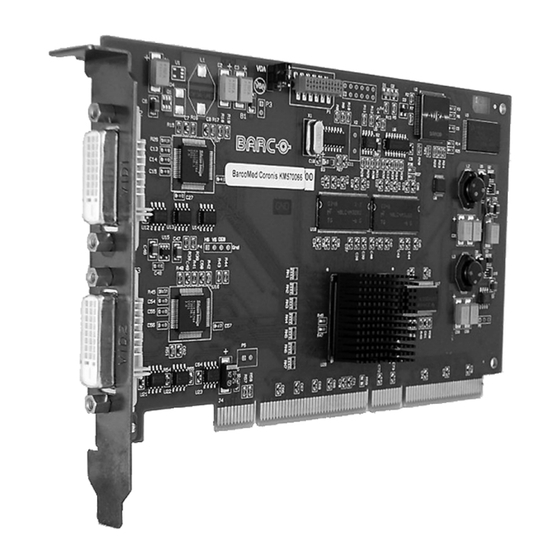 BARCO CORONIS 2MP INSTALLATION & USER MANUAL Pdf Download | ManualsLib